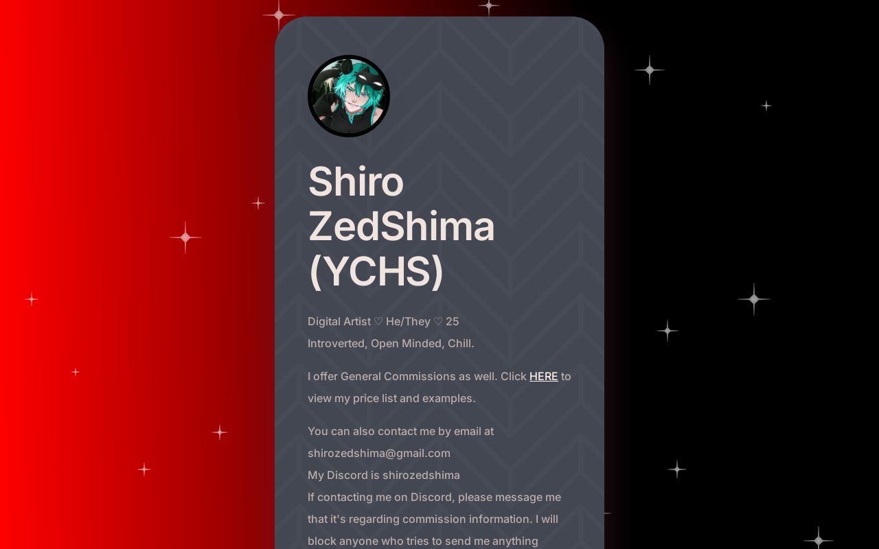 Shiro ZedShima YCHs